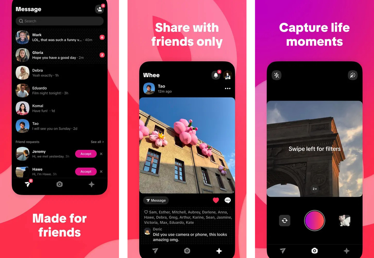 TikTok lancia il nuovo social Whee (simile a Instagram) - Tivitti